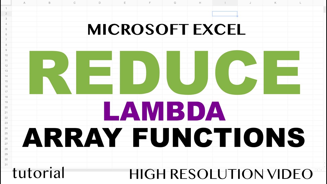 Excel REDUCE Function - LAMBDA Array Formulas in Excel & Google Sheets