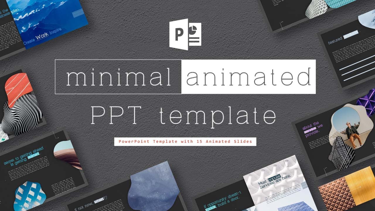 PowerPoint Template Deck with Minimal Animation