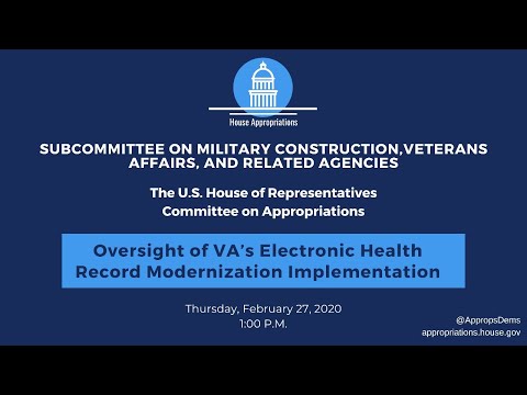 Oversight of VA’s Electronic Health Record Modernization Implementation (EventID=110555)