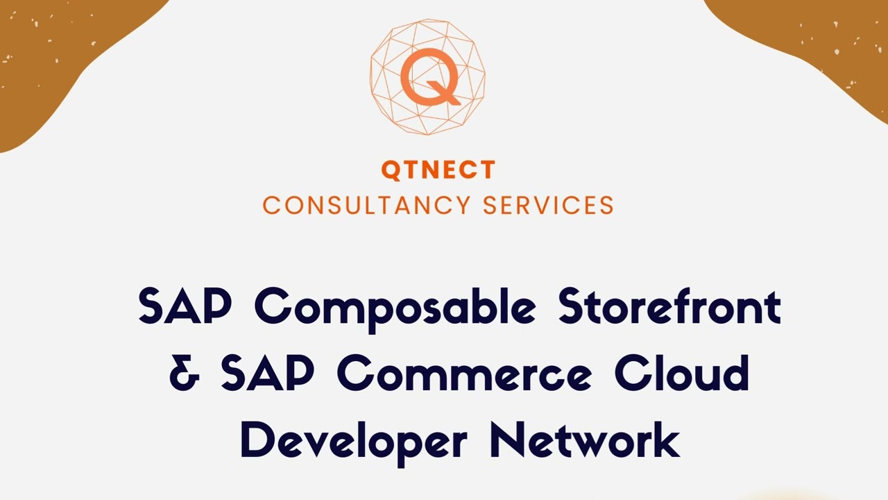 SAP Composable Storefront & SAP Commerce Cloud Developer Network