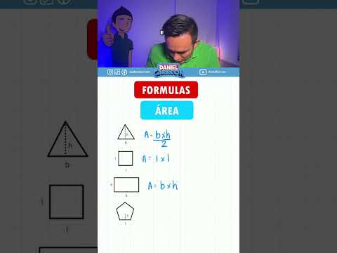 ¡Aprendamos sobre las fórmulas para calcular el área!