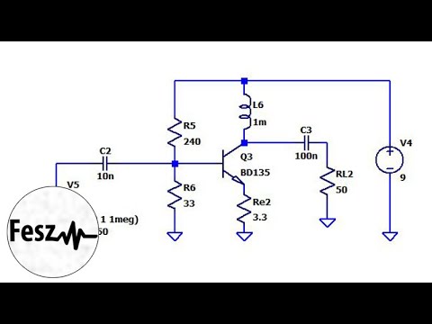 The Class A amplifier - basics and simulation (1/2)