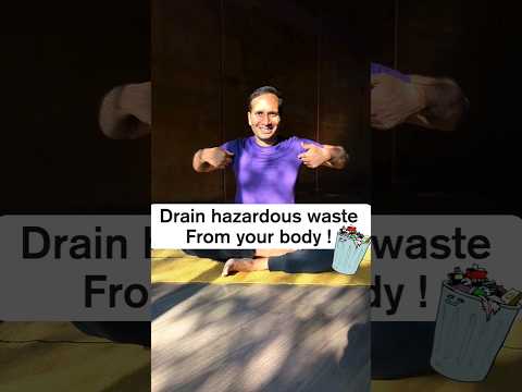 FLUSH OUT BODY TOXINS! #lymphaticdrainage #lymphaticsystem #health #yoga #exercise #fitness #tips