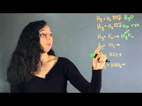 Reactive vs. Non-Reactive Mercury : Lessons in Chemistry
