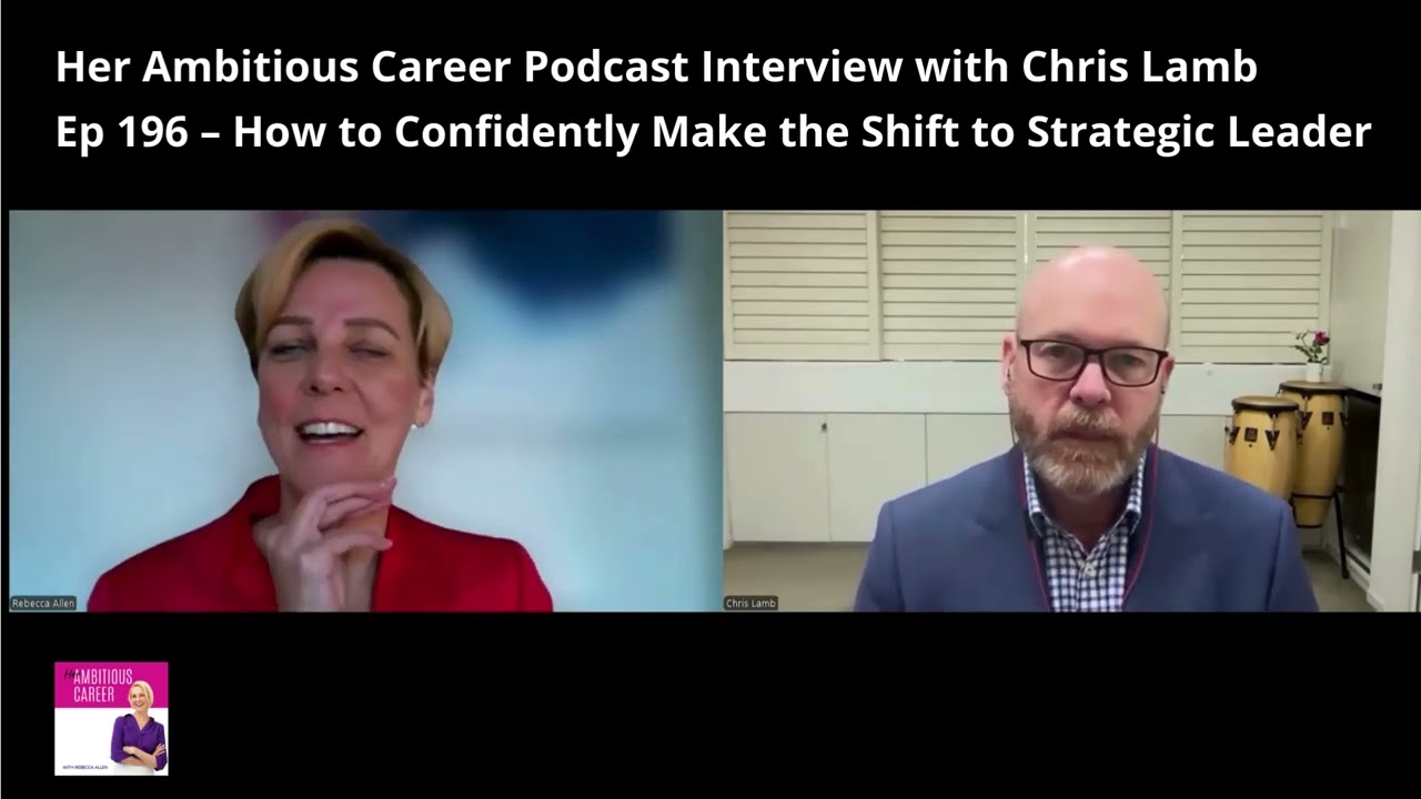 How to Become a Strategic Leader with Chris Lamb