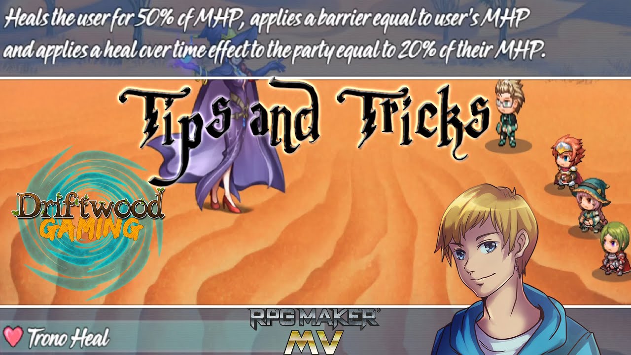 TronoHeal Tips and Tricks - RPG Maker MV Special Request Tutorial