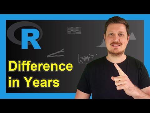 Get Difference Between Dates in Years in R (Examples) | Calculate Time | difftime() & time_length()