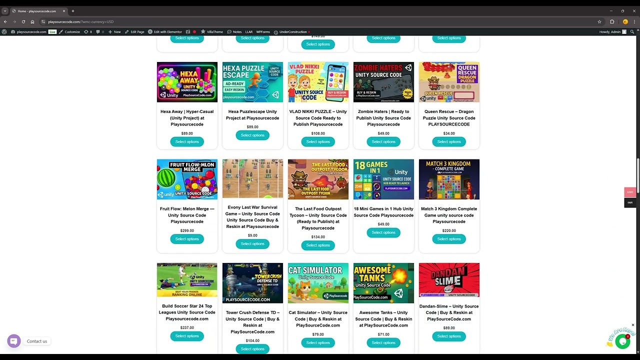 Home - playsourcecode.com Unity Source Code – Buy & Reskin at Playsourcecode.com
