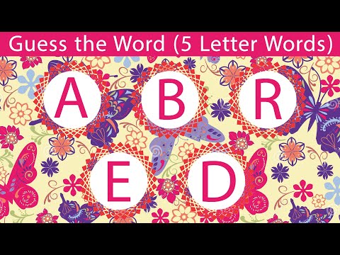 Scrambled Word Games | Guess the Word Game (5 Letter Words)