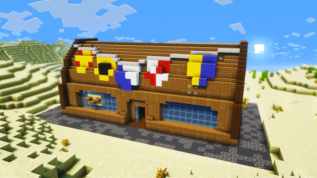 Minecraft Krusty Crab Tutorial - How to Build the Krusty Crab in ...