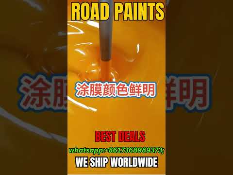 Yellow White Hot Melt Thermoplastic Reflective Road Marking Paint