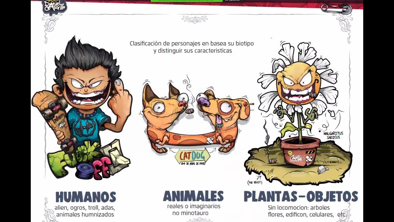 Creación e ilustración de personajes vectoriales