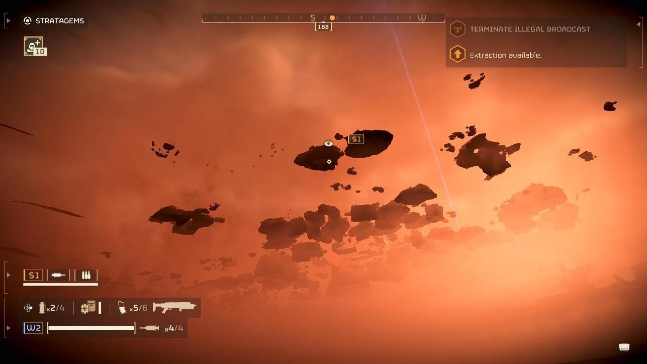 HELLDIVERS 2 Glitch!First person view into under map trapped