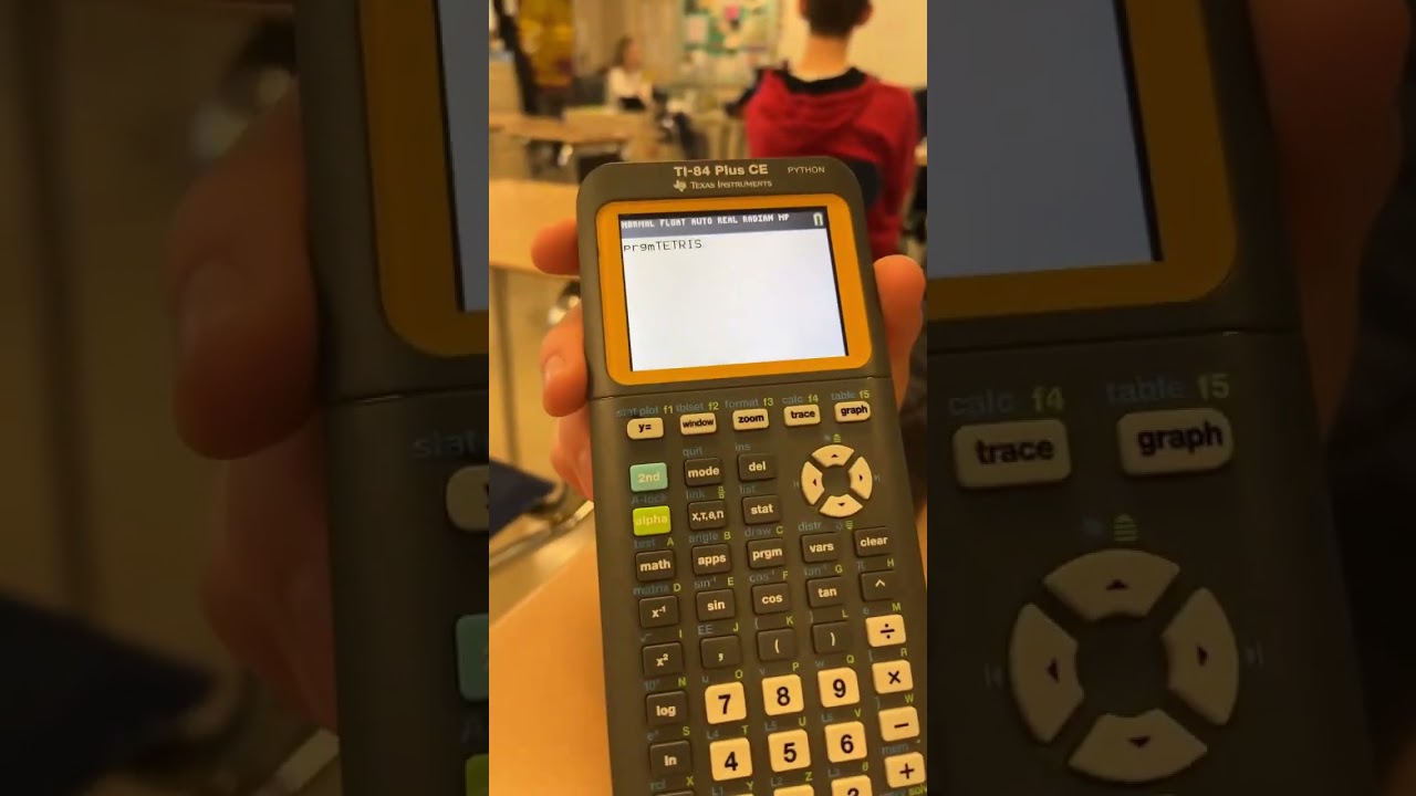 Tetris comes pre installed on the Ti-84 python