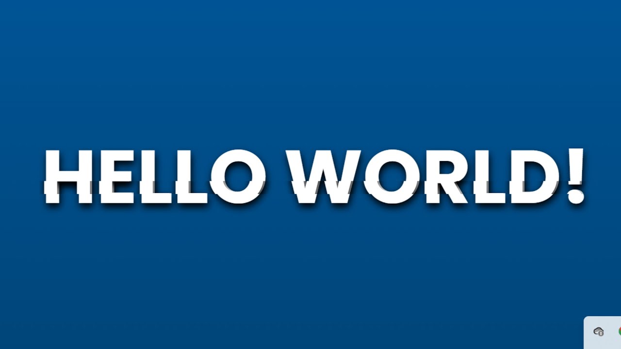 Glitched Text with HTML CSS JavaScript | JavaScript Glitched Text @raselcoder