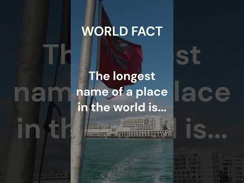 Can you pronounce the longest place name in the world? Let me know in the comments π #shorts
