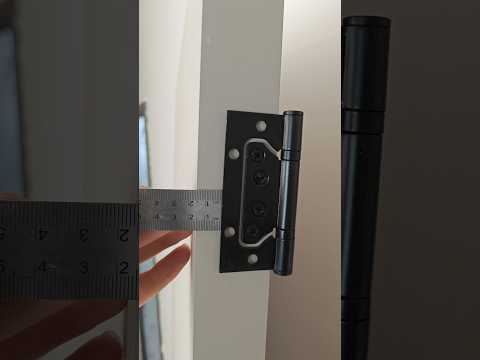 Masterful Craftsmanship: Installing Flush-Mount Door Hinges with Precision Balance