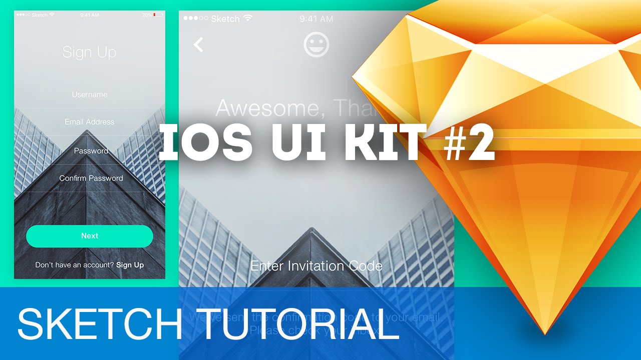 Sketch 3 Tutorial • iOS UI Kit #2 • Sketchapp Tutorial & Design Workflow