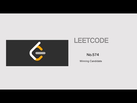 LeetCode-574 winning candidate