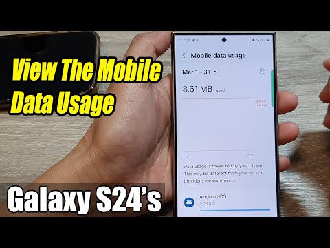 Galaxy S24/S24+/Ultra: How to View The Mobile Data Usage