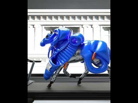 Puffer Horse #motiondesign #shorts