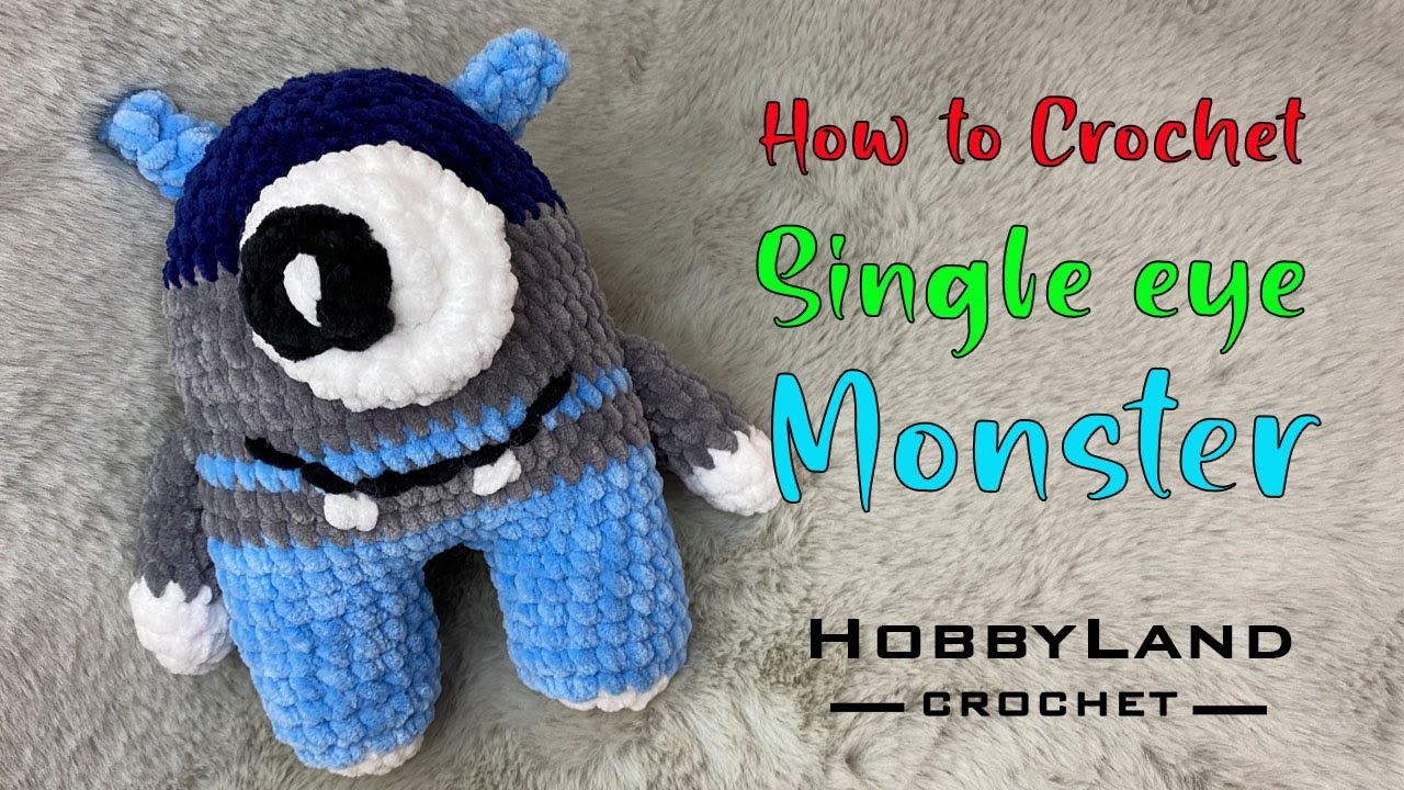 Amigurumi Tutorial for Beginners _ How to CROCHET Monster Doll