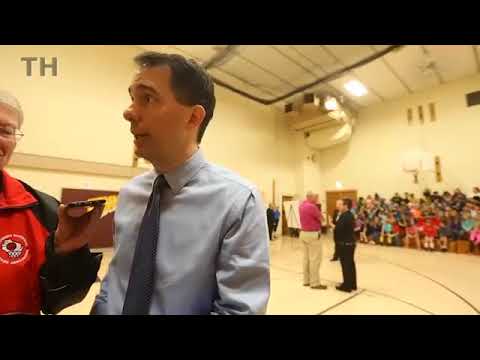 Governor Walker visits Fennimore Elementary