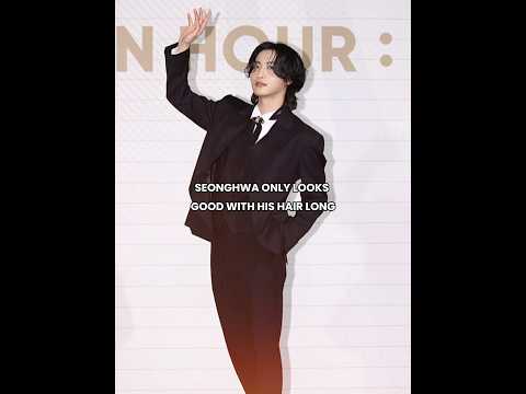 Seonghwa with long hair or short hair? He rocks both❤️🔥 #ateez #seonghwa #atinysforpalestine #에이티즈