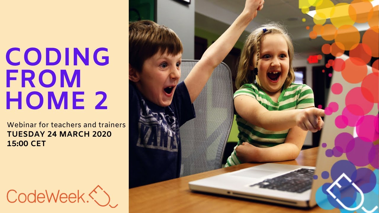 EU Code Week Webinar: Coding from home 2
