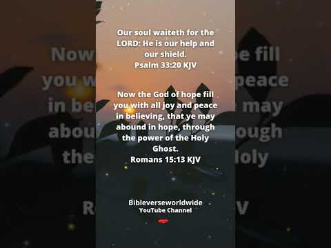 The LORD is our HOPE | Bible verse about hope