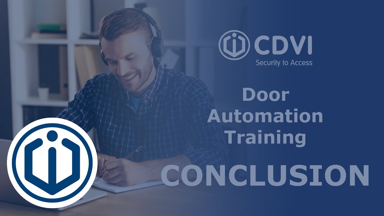 Online Course: Door Automation (Conclusion) - CDVI UK