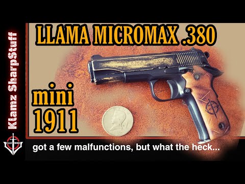 Llama Micromax .380: one of the older pistols in the collection
