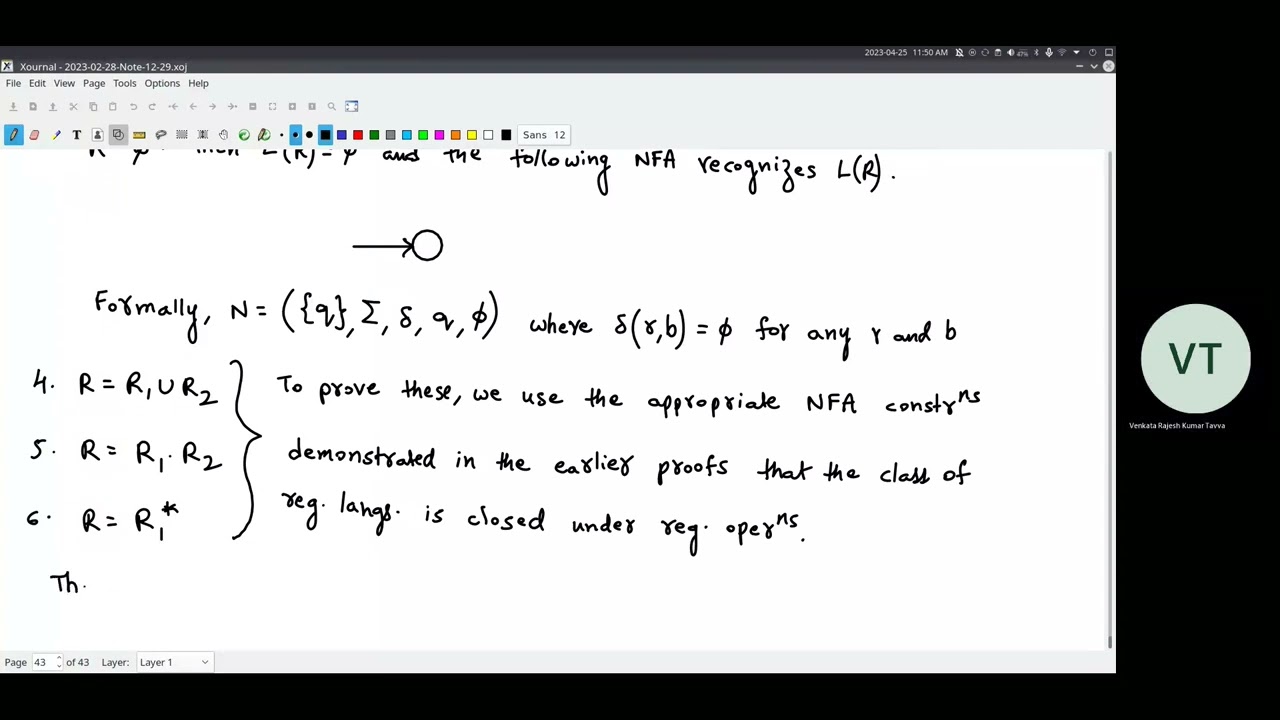 Lecture 31 | Finite Automata - Part 18 (RE to NFA, and NFA to RE conversion)