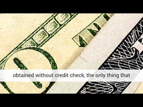 No Credit Check Payday Loans