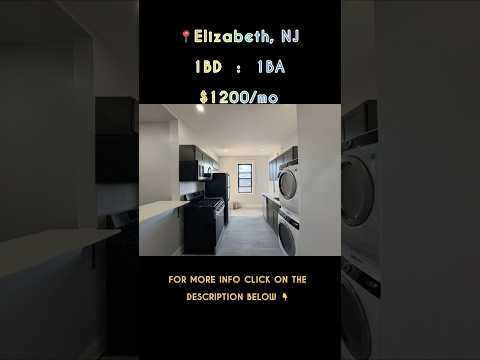 1 BEDROOM APARTMENT FOR RENT 📍Elizabeth, NJ