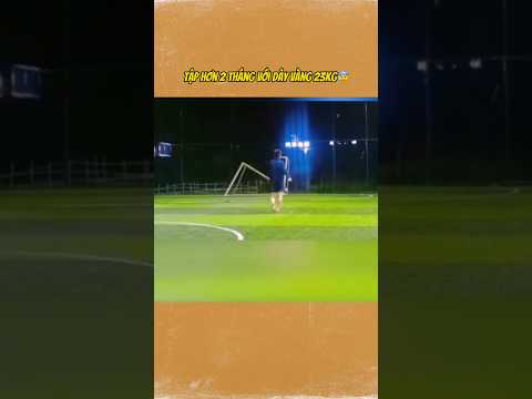 Lực sút sẽ cải thiện thế nào khi tập dây kháng lực các màu?! #shorts #viral #daykhangluc #bongda