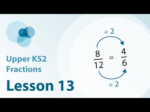 13. Simplify a fraction when the numerator is not the highest common factor