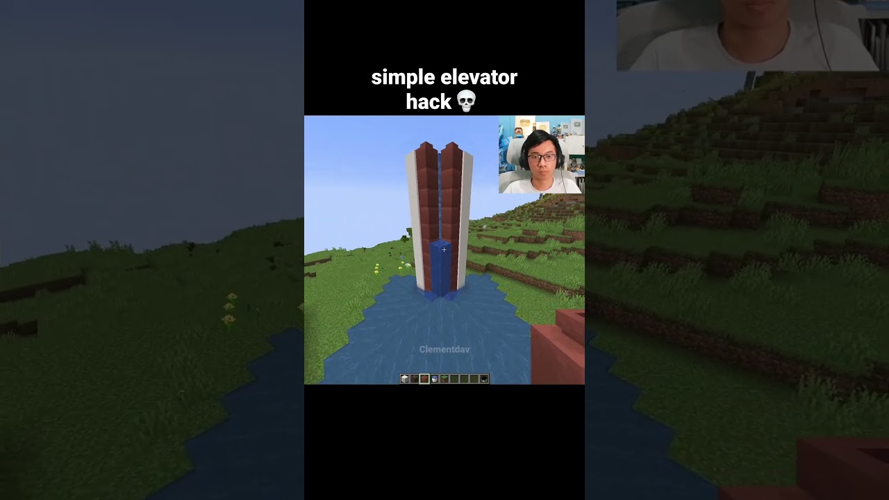 Minecraft Simple Elevator Moment