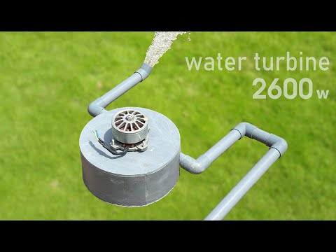 I make a Water Turbine