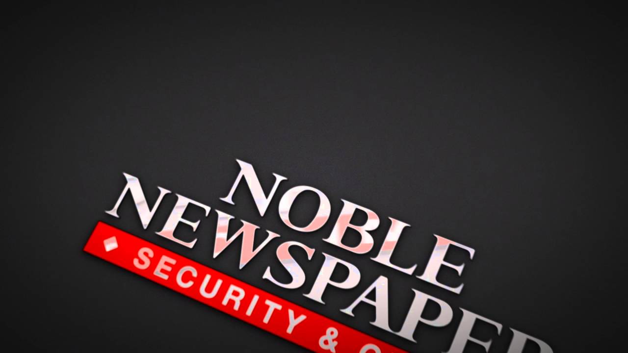 Noble Newspaper Logo Animation Alternate