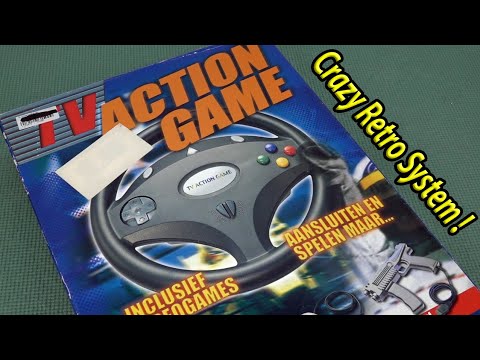 Time For TV Game Action - A Very Cool Retro Game Console Concept