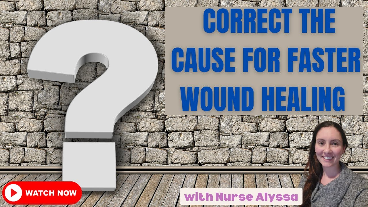 Chronic Wounds Won't Heal Until You Do This