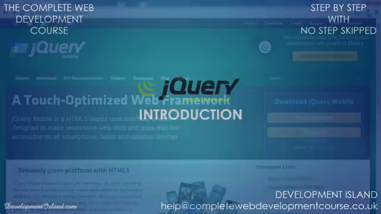 Complete Web Development Course: jQuery Mobile