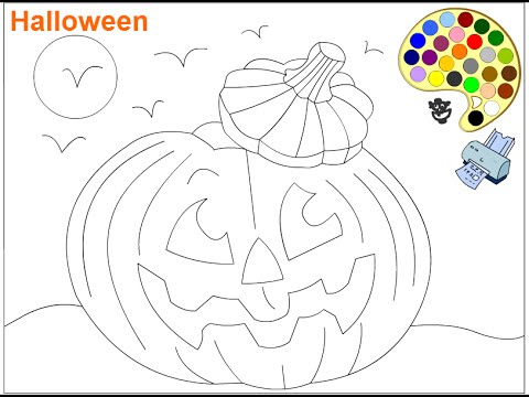 Halloween Coloring Pages For Kids - Halloween Coloring Pages