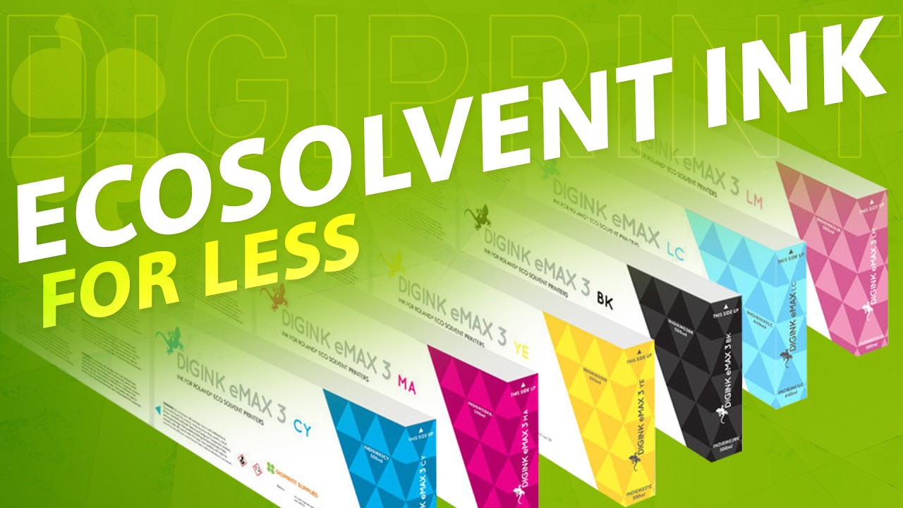 DIGINK Ecosolvent Ink for Roland Printers | Cut Your Ink Costs in Half?