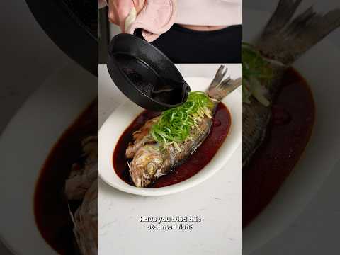 This Whole Steamed Fish 😍 #easyrecipes
