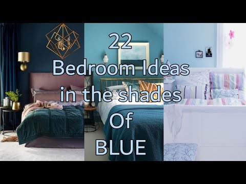 22 Bedroom Ideas in the Shades of Blue|Source Pinterest