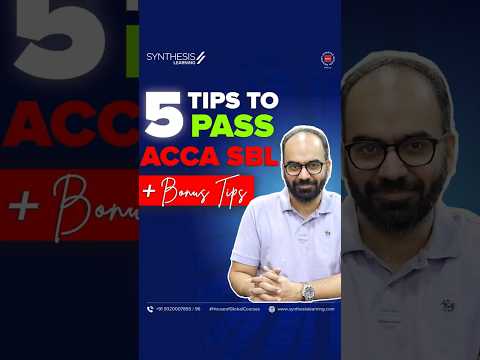 5 Expert Tips to Pass ACCA SBL Exam! 💯