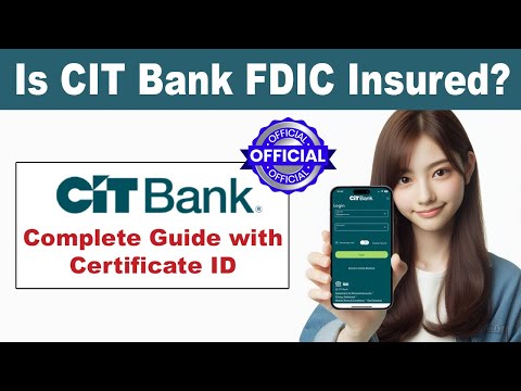 क्या CIT बैंक FDIC बीमाकृत है? हाँ, और यहाँ इसका प्रमाण है!