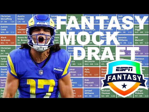 2025 Fantasy Football Mock Draft | 10-Team PPR - 10th Pick
